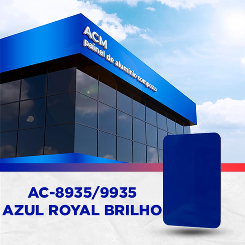 PAINEL ACM – AZUL ROYAL BRILHO – 1.500 X 5.000MM, 3MM - Alumini1